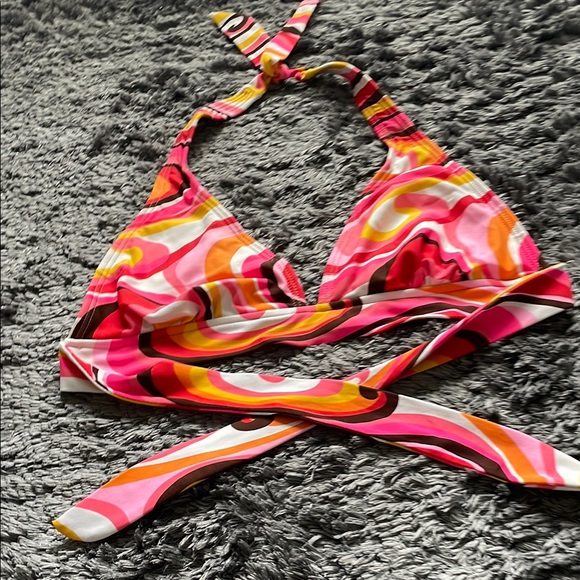 Malibu | Swim | Vibrant Halter Bikini Top | Poshmark